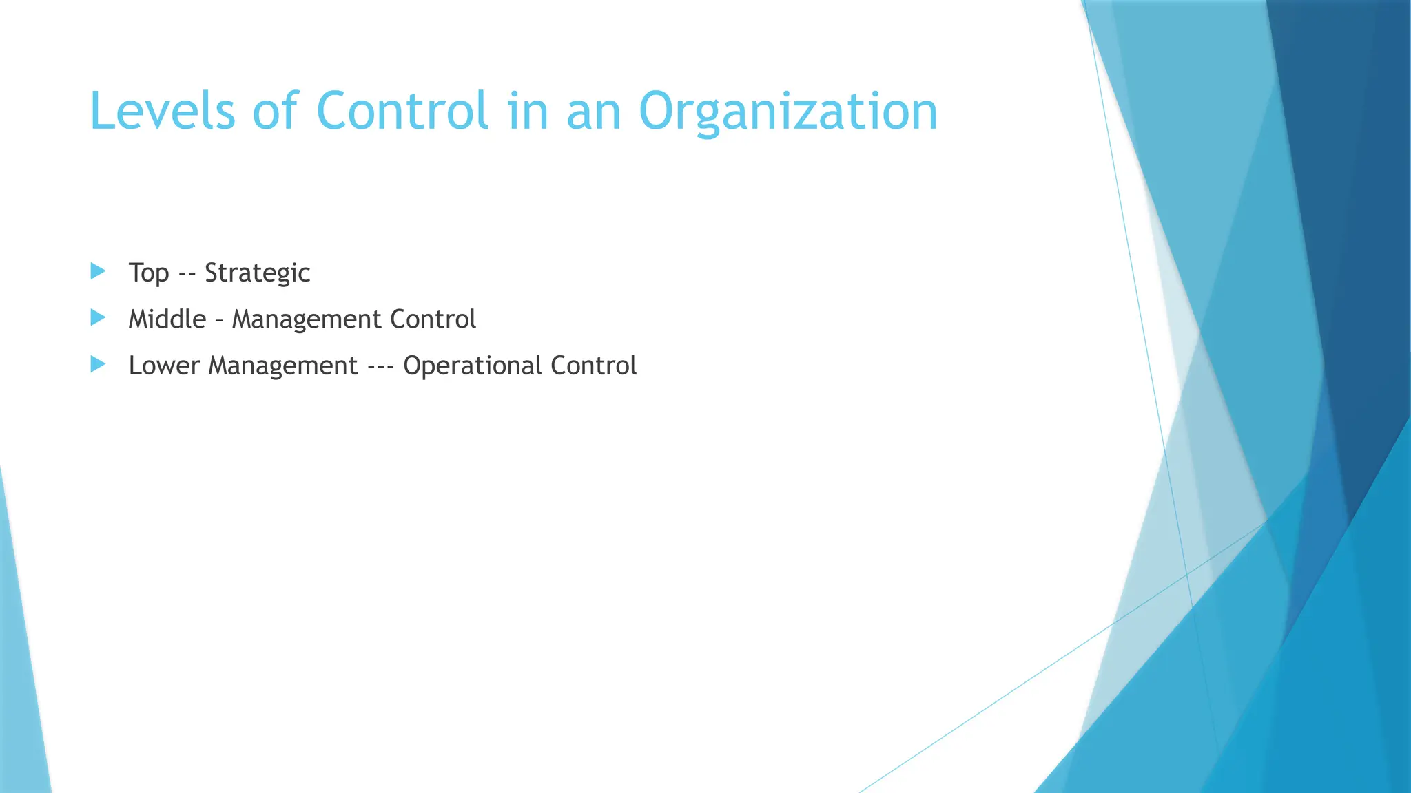 Management Control System: Instruments of Control, Factors affecting ...