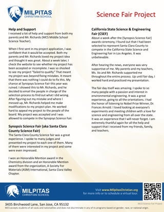 Science Fair Project | PDF