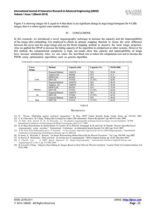Image Steganography Using Wavelet Transform And Genetic Algorithm Pdf 