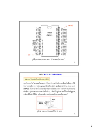 MCS51 Architecture | PDF