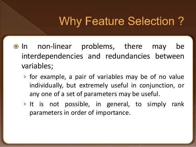 Feature Selection in Machine Learning