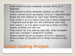 MCS51 Training board Model CATC2016A | PPT