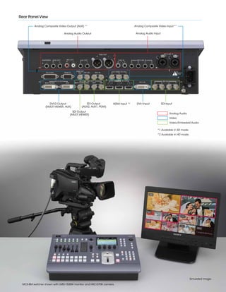 Sony MCS-8M Videomixer Brochure | PDF