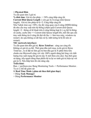 Mcsa 2012 monitor server performance | PDF