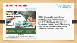 Mcsa presentation | PDF