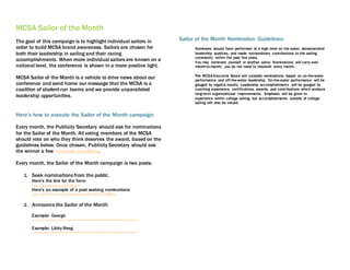 MCSA Publicity Toolbox | PPT