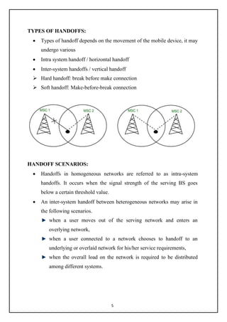 Simulation of handoff performance using matlab | PDF