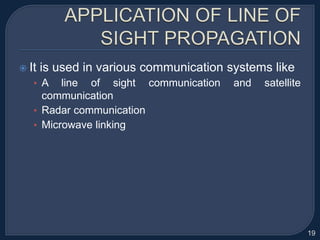 LINE OF SIGHT PROPAGATION | PPTX