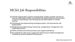 Mcsa training task 11 guruprasanth.s | PPT
