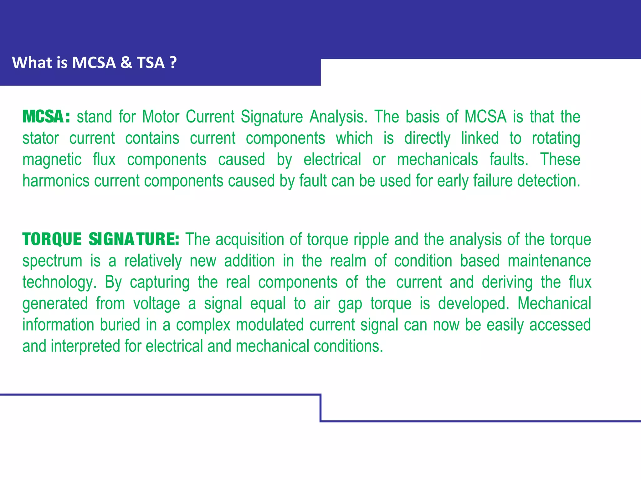 Motor Current Signature Analysis R K Gupta | PPT