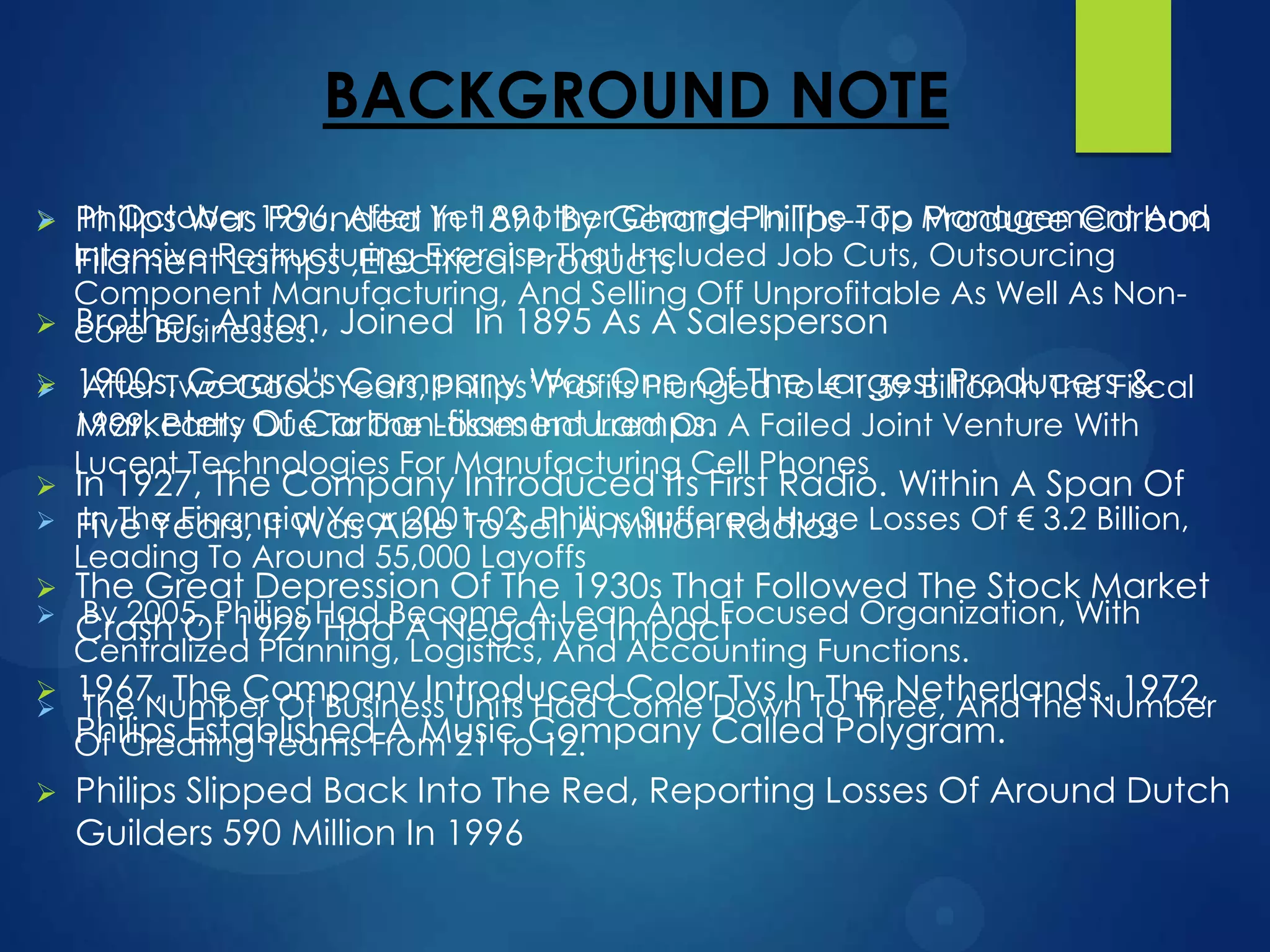 Mcs balance score card @phillips final | PPTX