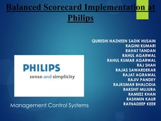 Mcs balance score card @phillips final | PPTX