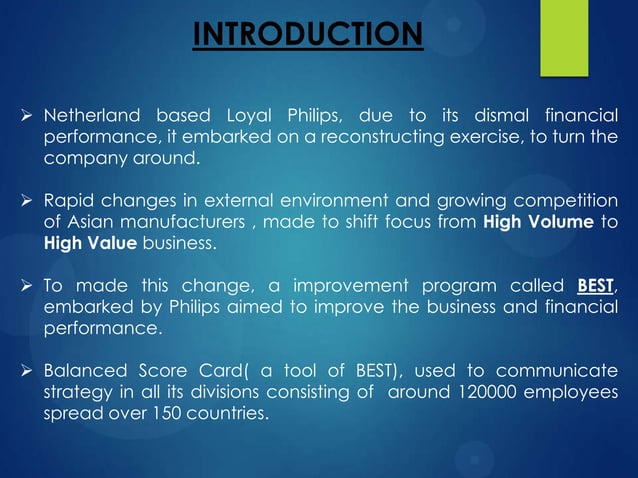 Mcs balance score card @phillips final | PPTX | Computer Software and Applications | Computing