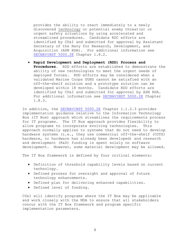 Marine Corps Systems Command Acquisition Guidebook - 2012 | PDF