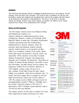 3M's case study | DOCX