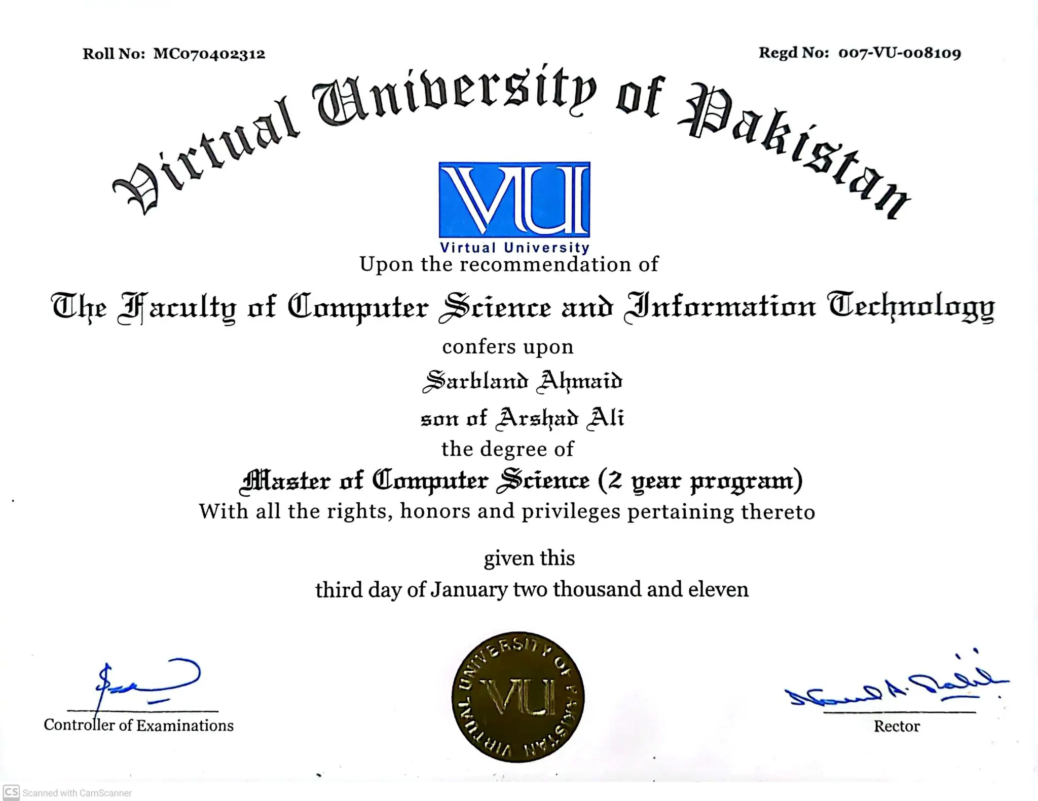 MCS Degree.pdf vu MCS Degree.pdf vu MCS Degree.pdf vu | PDF | Postgraduate Education | College ...