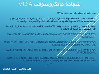 Mcse | PPTX