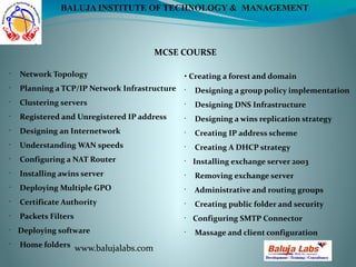 Mcse course | PDF | Computer Networking | Computing