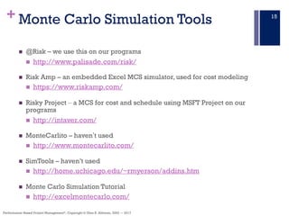 Monte Carlo Simulation for Agile Development | PDF