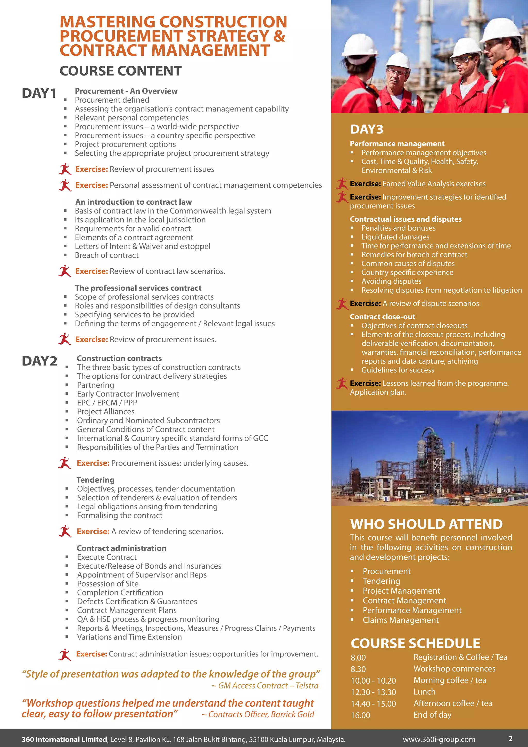 Mastering Construction Procurement Strategy and Contract Management | PDF