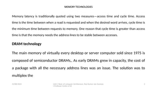 Modern computer architecture presentation | PPTX