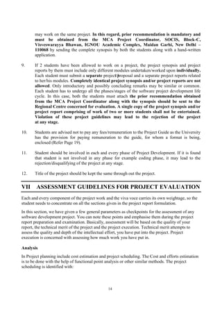 Mcsp 060 project guidelines july 2012 | PDF