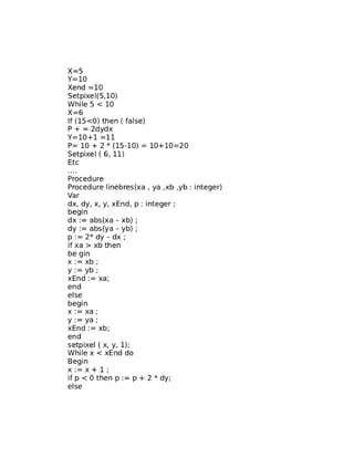 Computer Graphics Short Questions | PDF