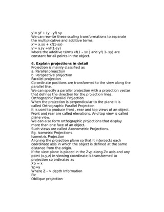 Computer Graphics Short Questions | PDF | Graphics Software | Computer Software and Applications