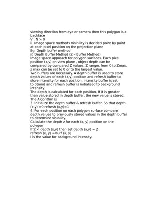 Computer Graphics Short Questions | PDF | Graphics Software | Computer Software and Applications