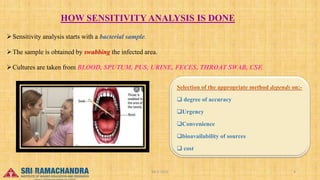 MICROBIOLOGICAL CULTURE SENSITIVITY TEST | PPTX