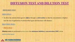 MICROBIOLOGICAL CULTURE SENSITIVITY TEST | PPTX