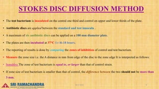 MICROBIOLOGICAL CULTURE SENSITIVITY TEST | PPTX