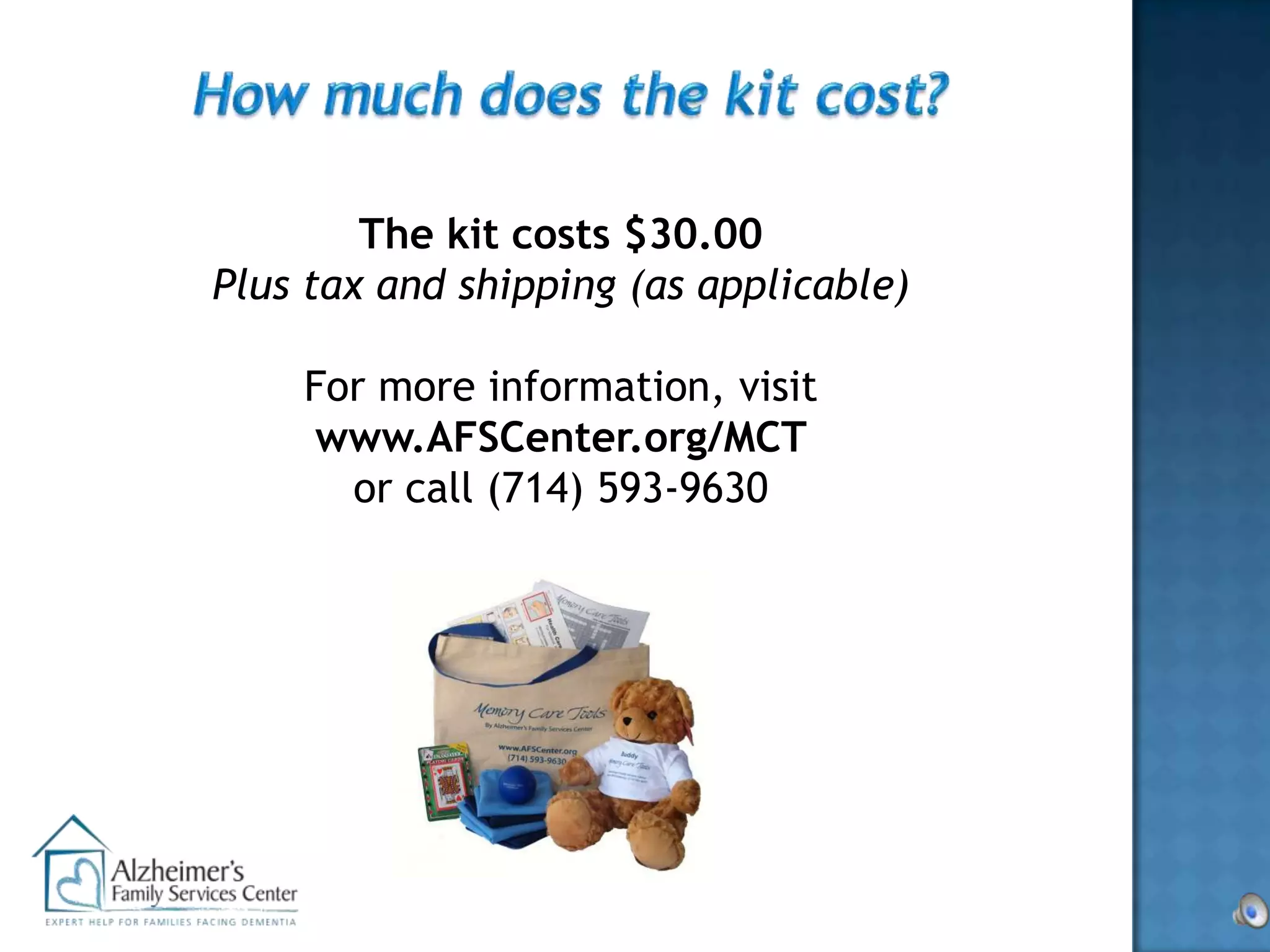 Memory Care Tools | PPT