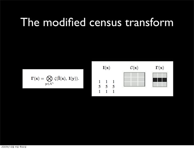Modified Census Transform | PPT