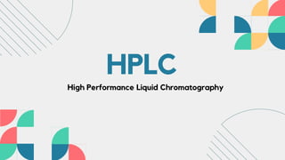Material characterization techniques HPLC | PPTX