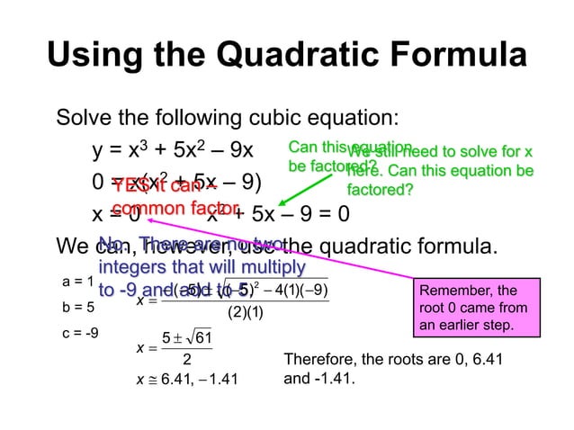 MCT4C-U3L3PPT2.ppt solving quadratic equation | PPT