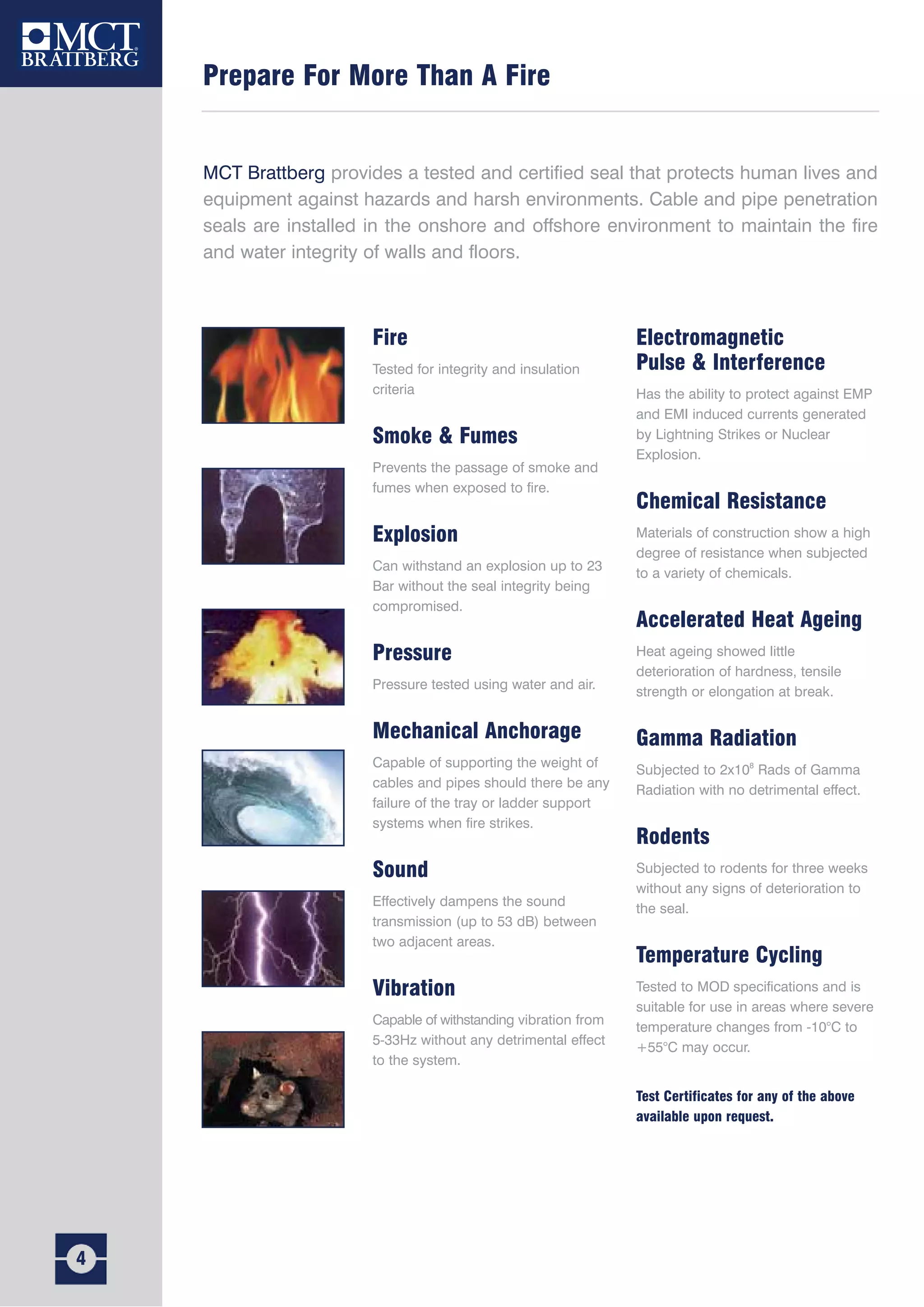 MCT Brattberg - Cable Transits : Cable & Pipe Sealing Transits | PDF