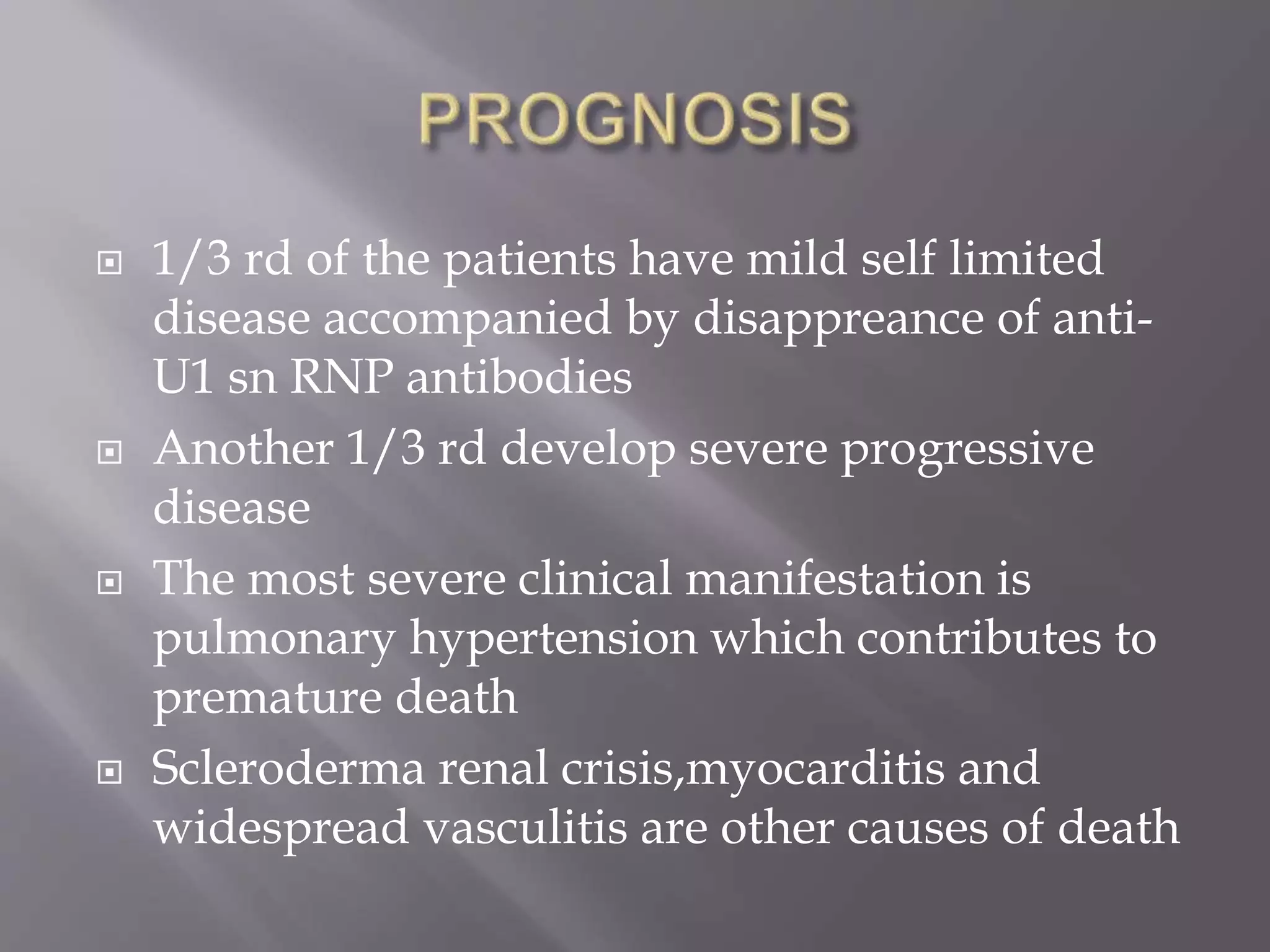 Mixed connective tissue disorder | PPTX