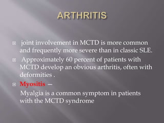 Mixed connective tissue disorder | PPTX