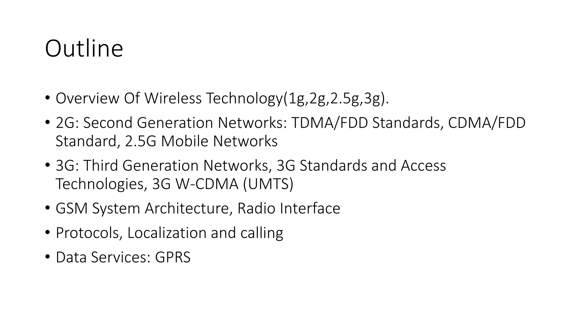 wireless cellular network | PPTX