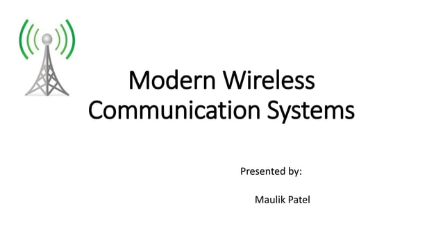 Wireless Cellular Network Pptx Computer Networking Computing
