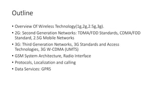 wireless cellular network | PPTX