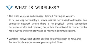 wireless cellular network | PPTX