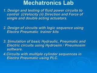 good slide about mechatronics theory subject. | PPT