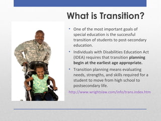 Successful Transition for Students with Special Needs | PPT