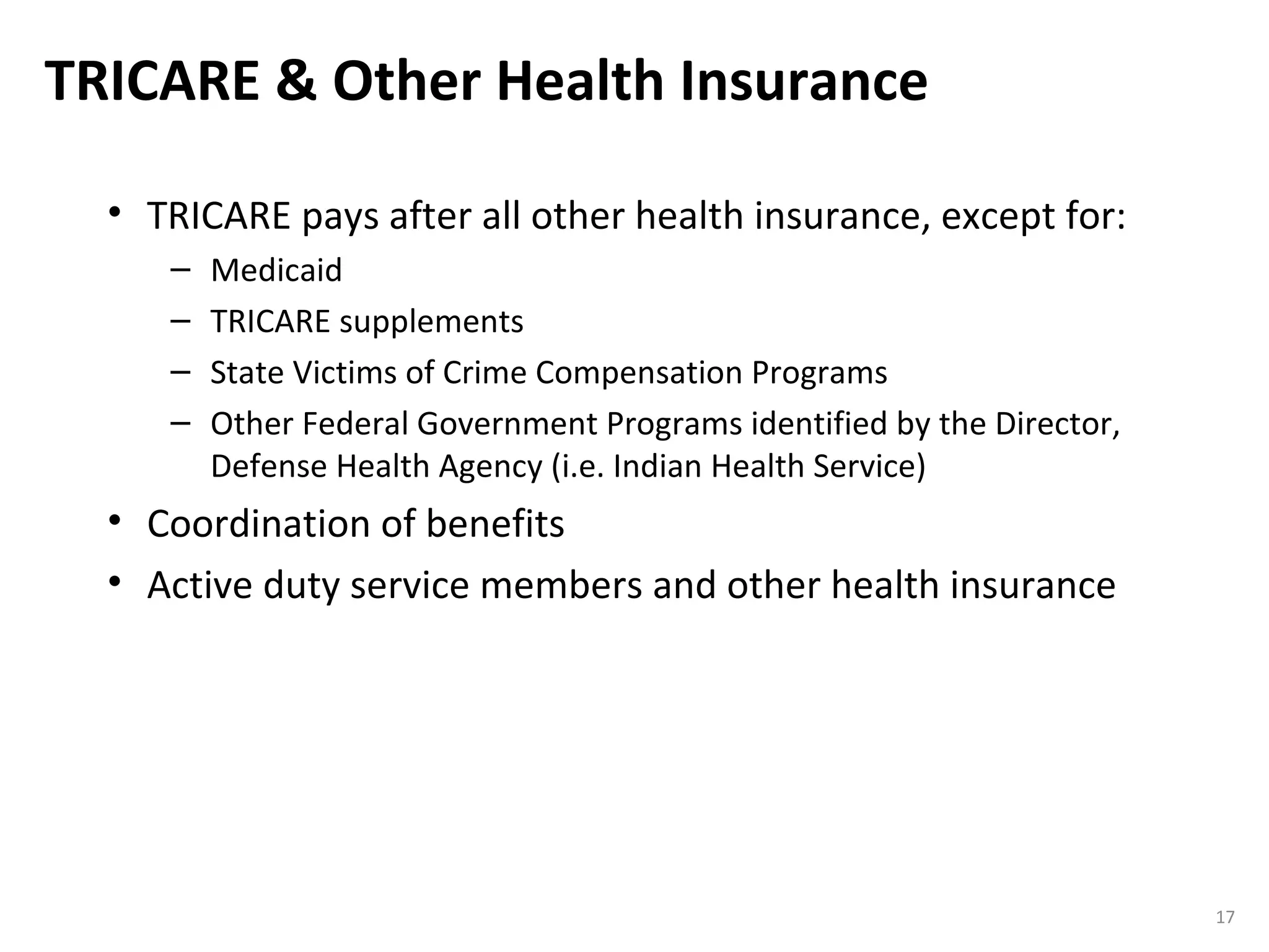 An Introduction to TRICARE® | PPT