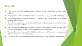 MOTHER AND CHILD TRACKING SYSTEM-MCTS | PDF