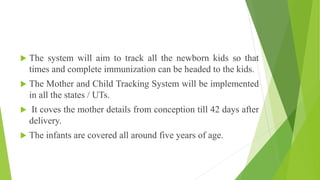 MOTHER AND CHILD TRACKING SYSTEM-MCTS | PDF