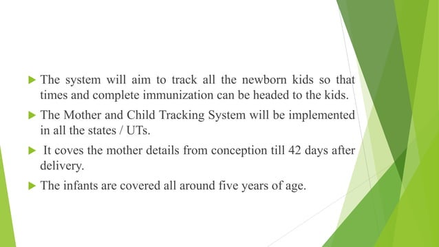 MOTHER AND CHILD TRACKING SYSTEM-MCTS | PDF