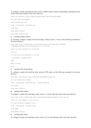 Medooze MCU Video Multiconference Server Installation and configuration ...